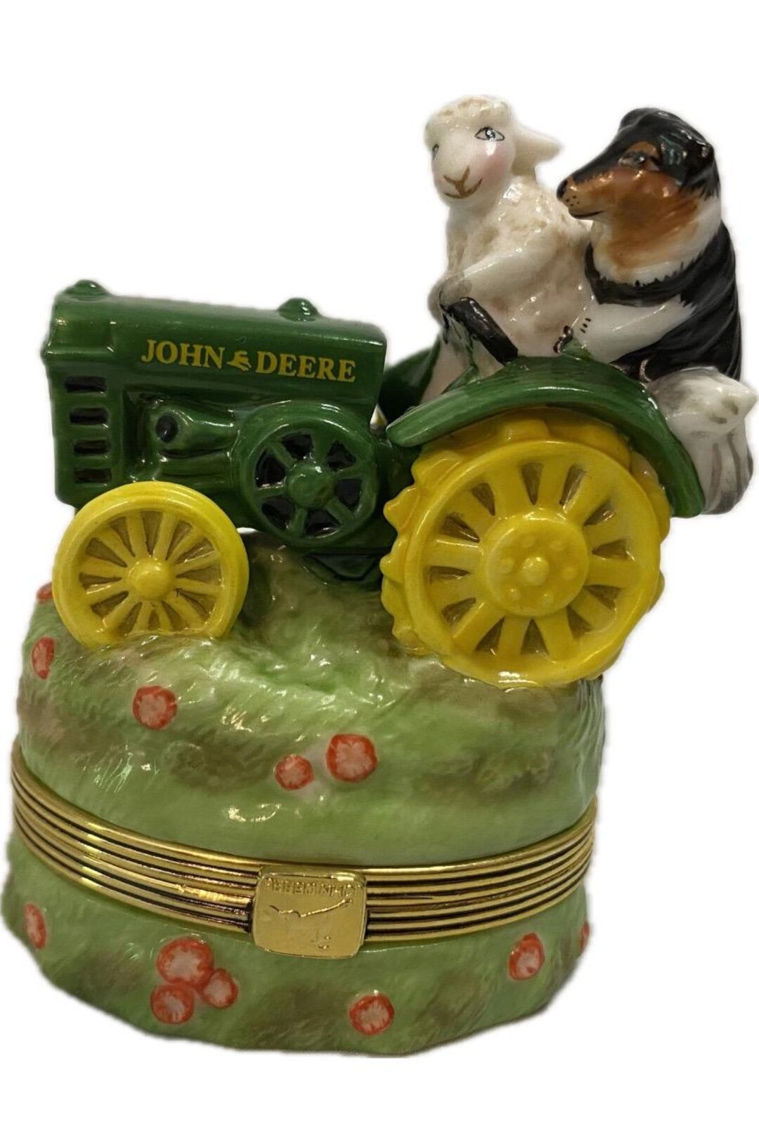 GOOD Franklin Mint John Deere Pill Box Shear Power, Dog Sheep - Etsy
