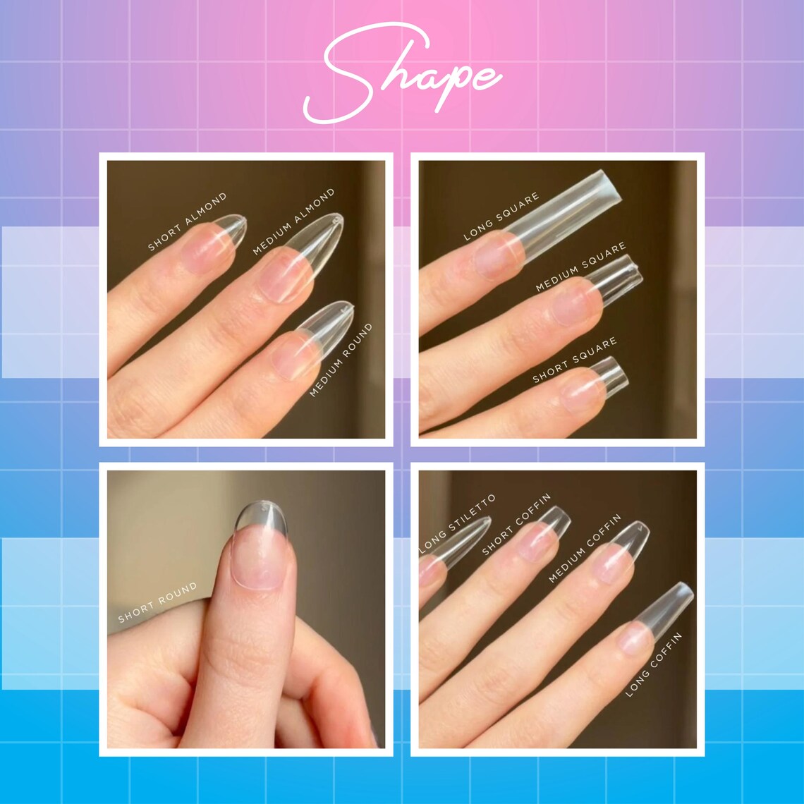 Ocean Bloom Press on Nails, 3D Octopus Starfish Shell Nail Art, Pink ...