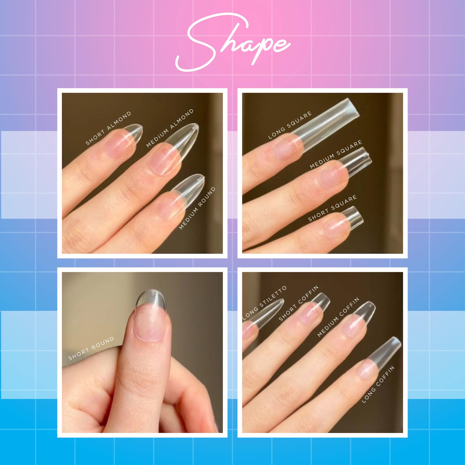 Ocean Bloom Press on Nails, 3D Octopus Starfish Shell Nail Art, Pink ...