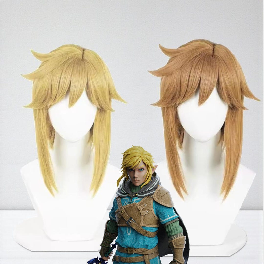 Zelda Link Synthetic Wig, Anime Game Wig, Gift for Game Lover - Etsy