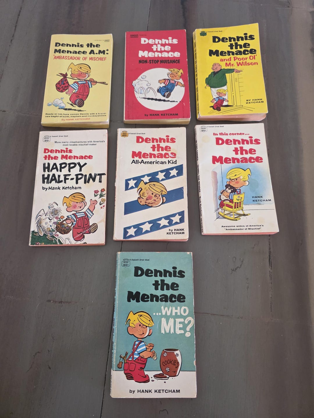 Vintage Dennis the Menace Books by Hank Ketchum - Etsy
