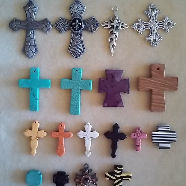 Plastic Cross Necklace - Etsy
