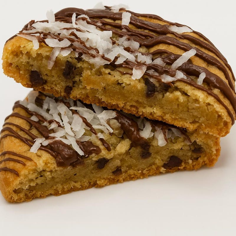 Chocolate Drizzle Cookie - Etsy