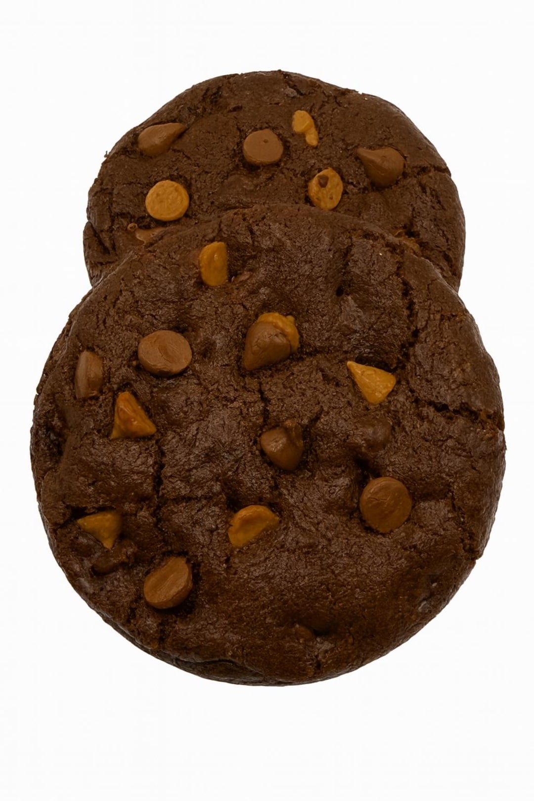 Giant Big Gooey Triple Chocolate Peanut Butter Chip Cookie Jumbo Soft ...
