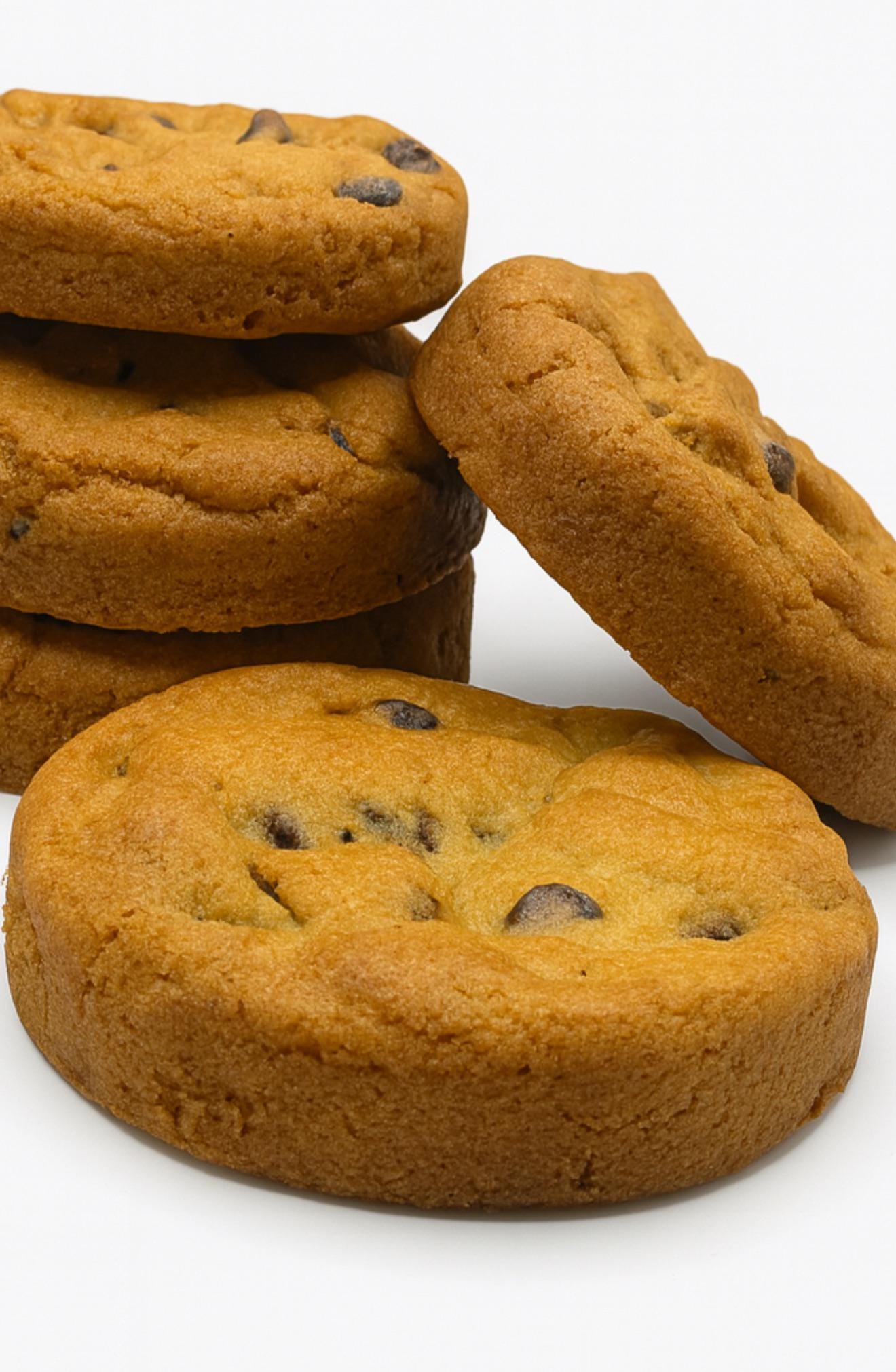 Giant Soft Baked Gooey Chocolate Chip Cookie Jumbo Thick Chewy Gourmet ...