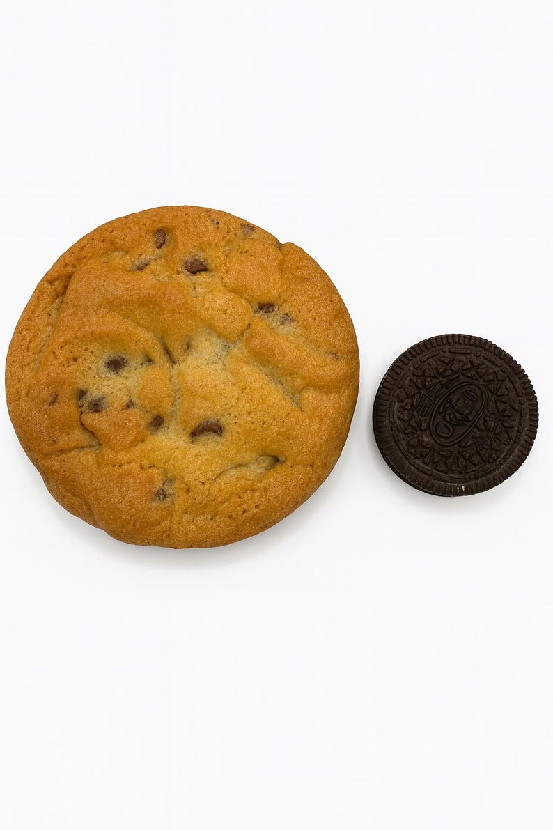 Giant Soft Baked Gooey Chocolate Chip Cookie Jumbo Thick Chewy Gourmet ...