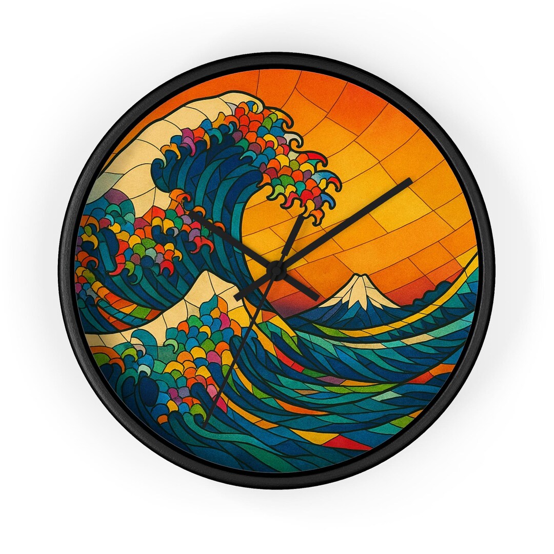 Harmony Wave Wall Clock【japanese Clock】 - Etsy