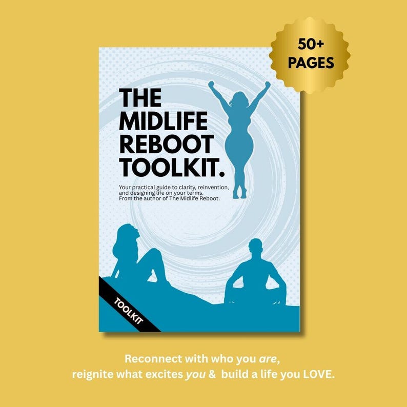 The Midlife Reboot Toolkit - PDF Download - Self Discovery Workbook ...