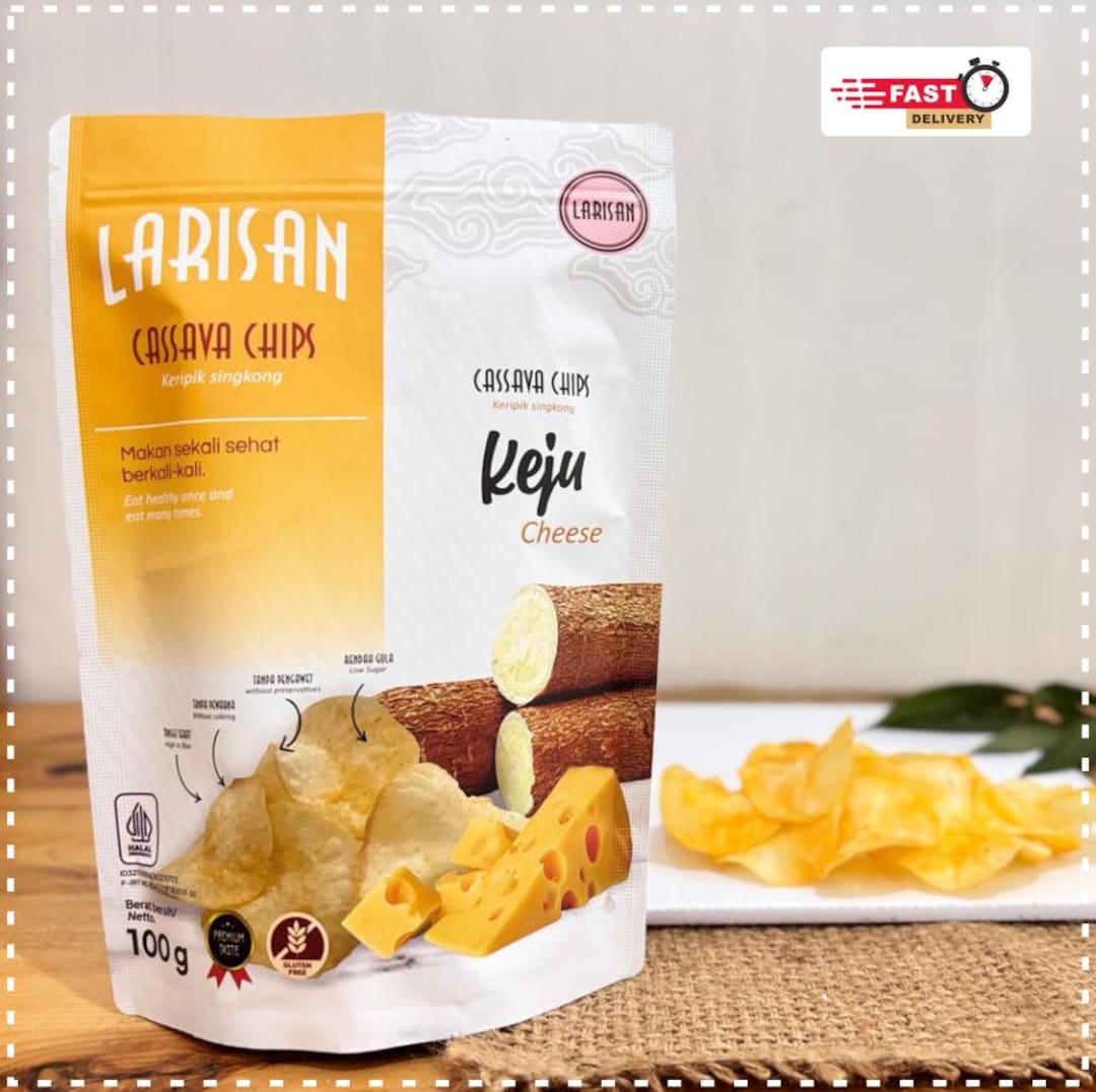 LARISAN Cheese Cassava Chips | Gluten-free 100g | No Preservatives | Crunchy, Savory Snack - Etsy
