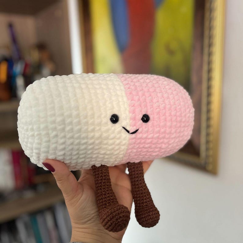 Chill Pill Crochet Pattern – Amigurumi Plush Toy (PDF Pattern) - Etsy