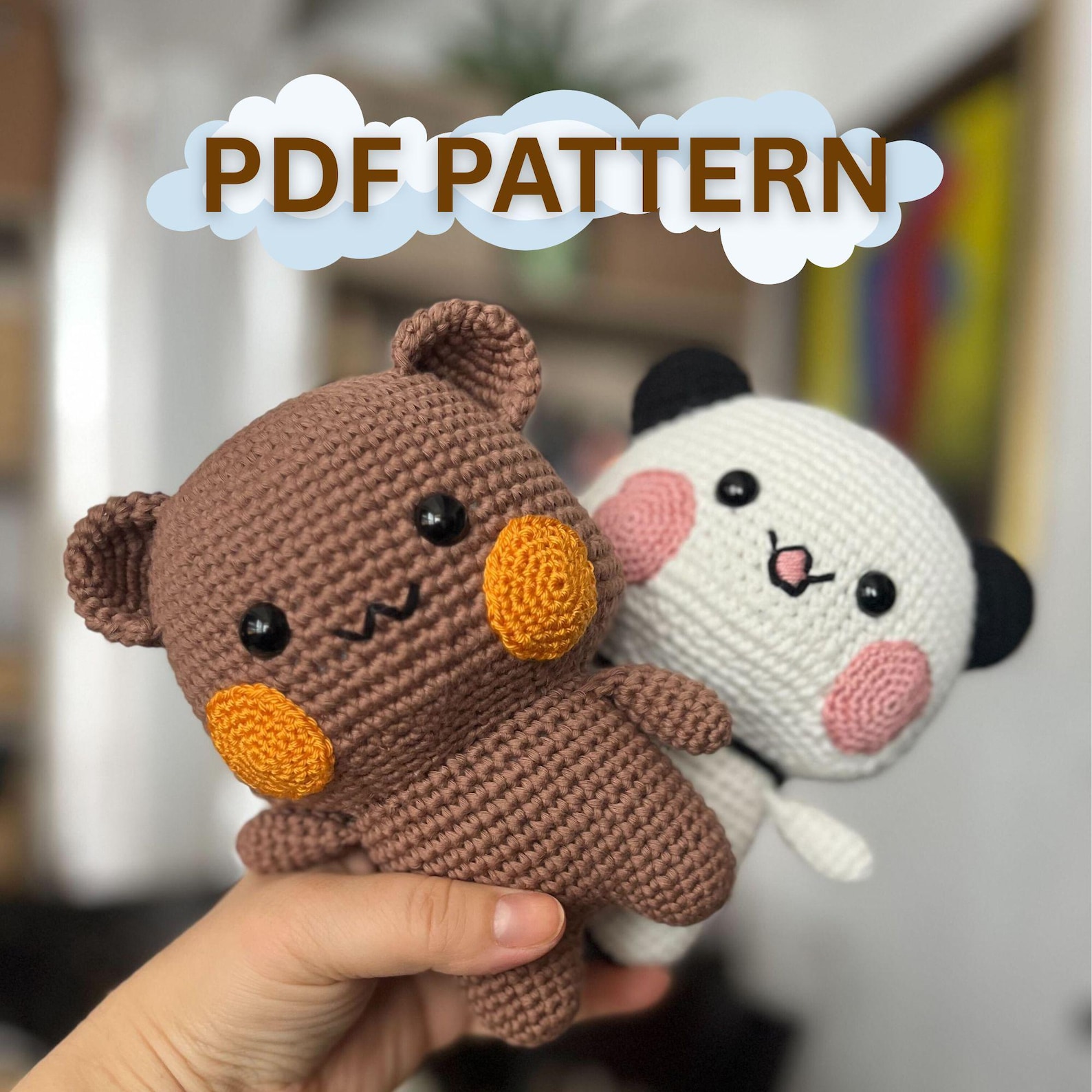 Bubu and Dudu Crochet Patterns, Crochet Bears - Etsy