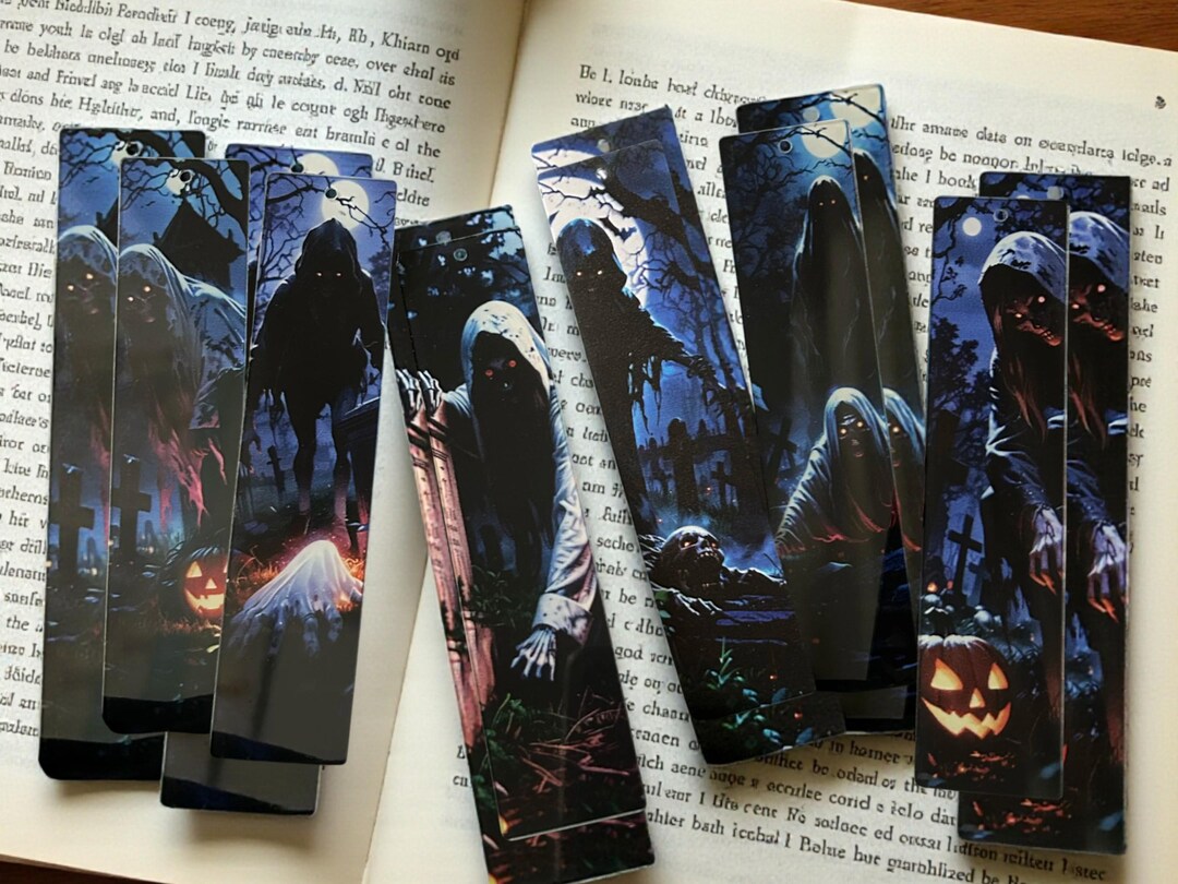 Ghost Bookmarks Set - Halloween Favors, Spooky Readers Gift - Etsy