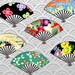 Digital Printable Japanese Fans Images Digital Art Asian | Etsy