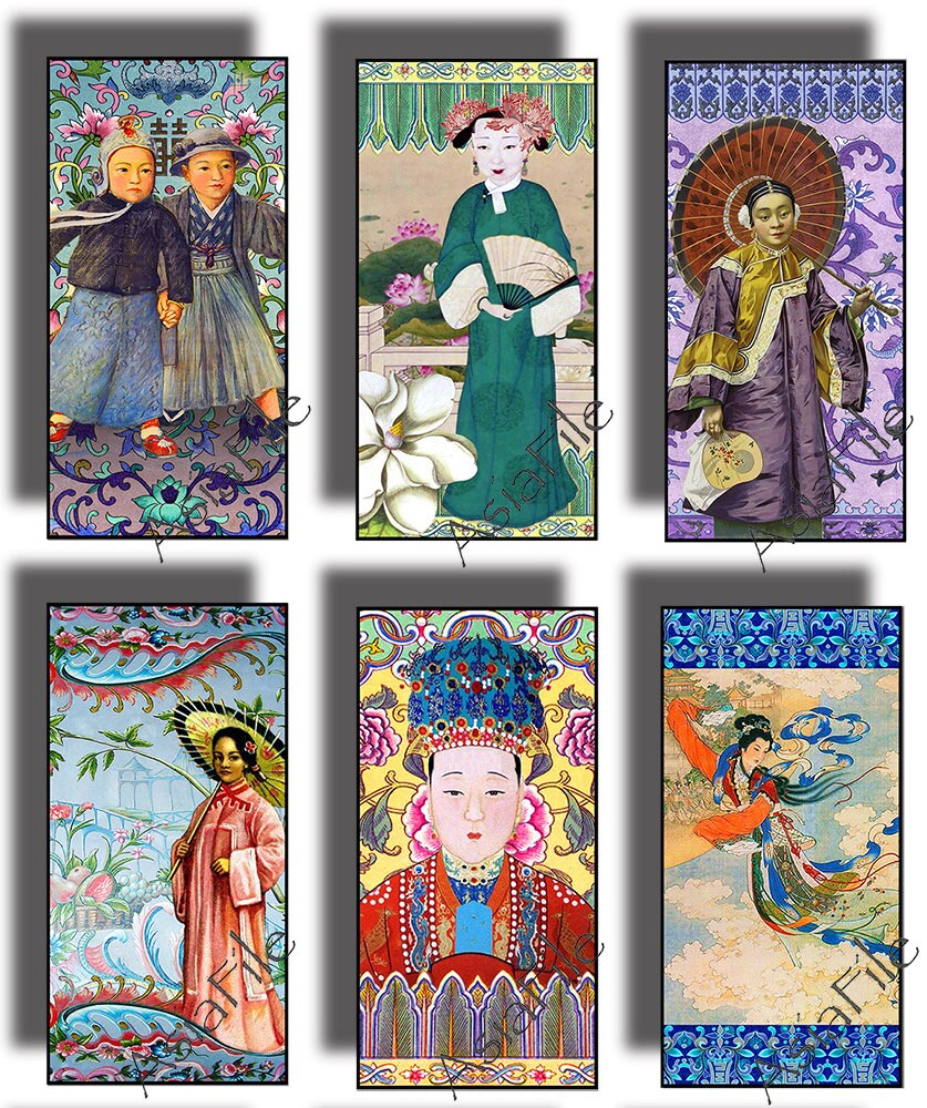 1 X 2 Inch Digital Printable Asian Scrapbook Chinese Collages - Etsy