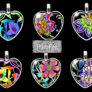 Digital Printable 1 Inch Hearts Valentines JPG and PNG Files - Etsy