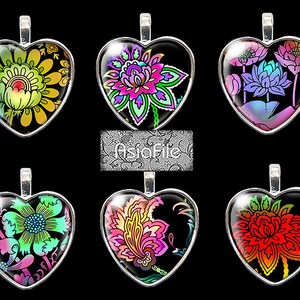 Digital Printable 1 Inch Hearts Valentines JPG and PNG Files - Etsy