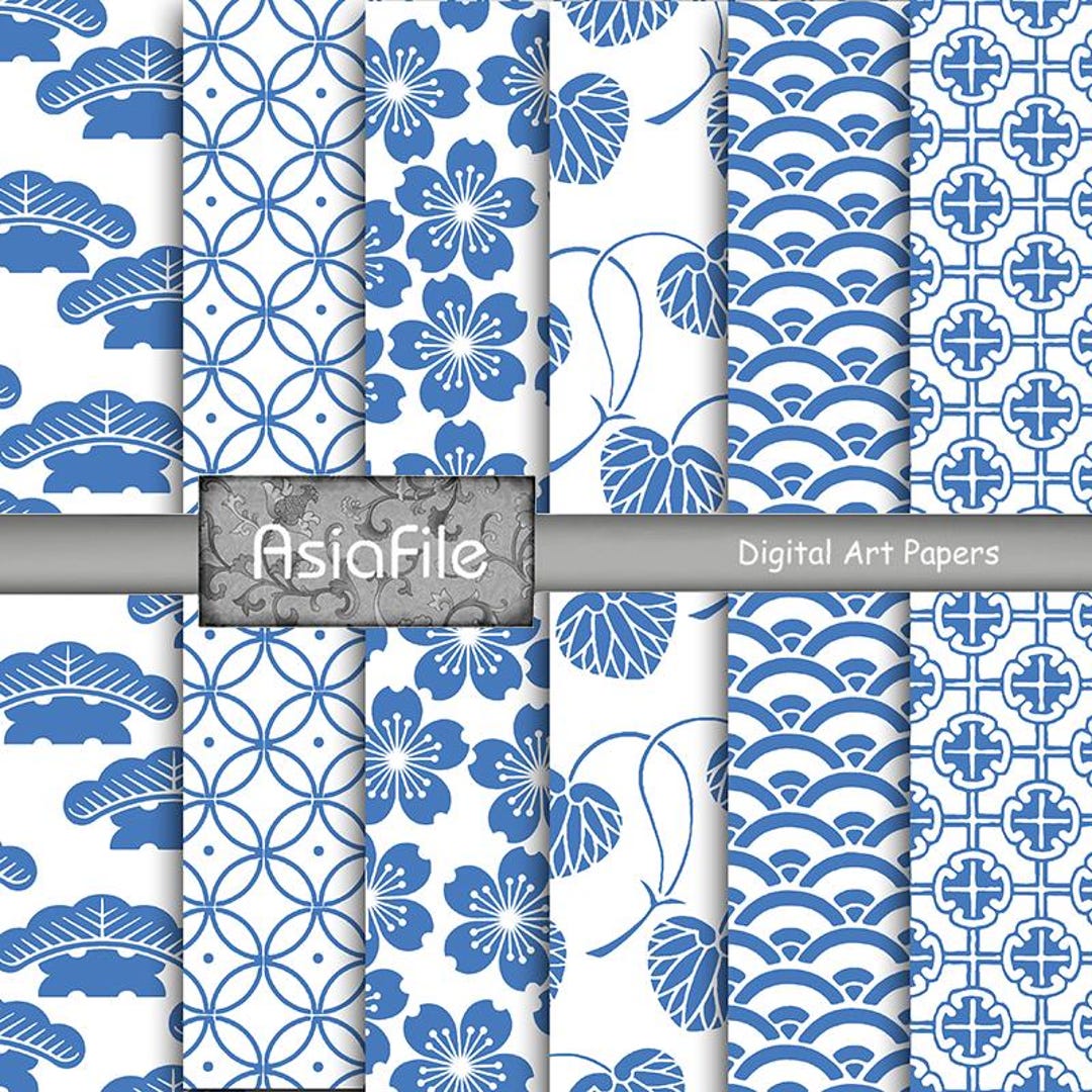 Digital Paper Pack 12 Sheets Decoupage Scrapbook Journaling Gift Wrap ...