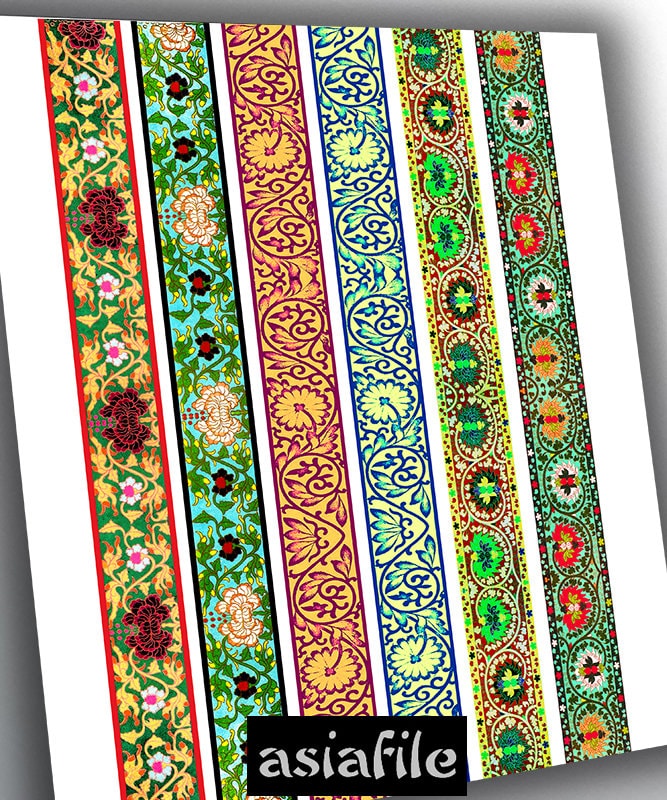 Digital Paper for Bead Making Borders Scrapbooking | Etsy