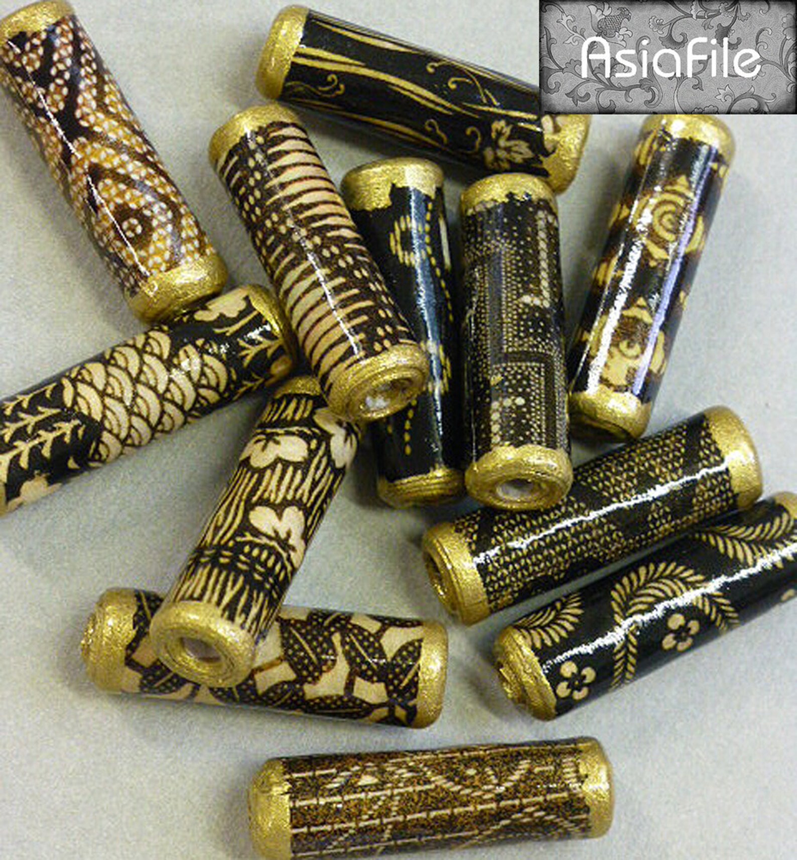 Digital Paper for Bead Making, Instant Download, 1" X 11" Strips for ...