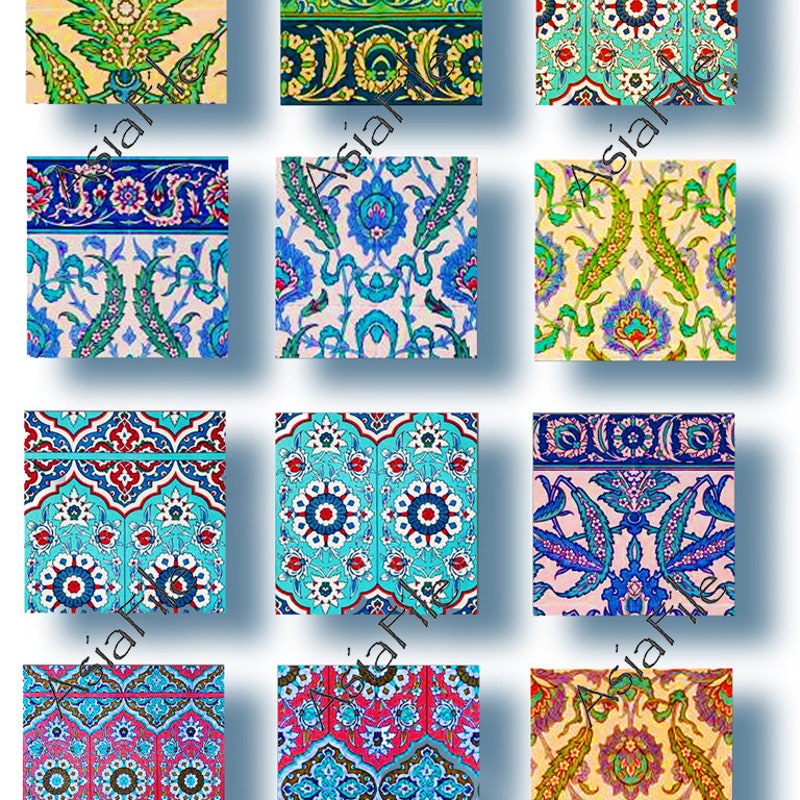 Islamic Tiles - Etsy UK