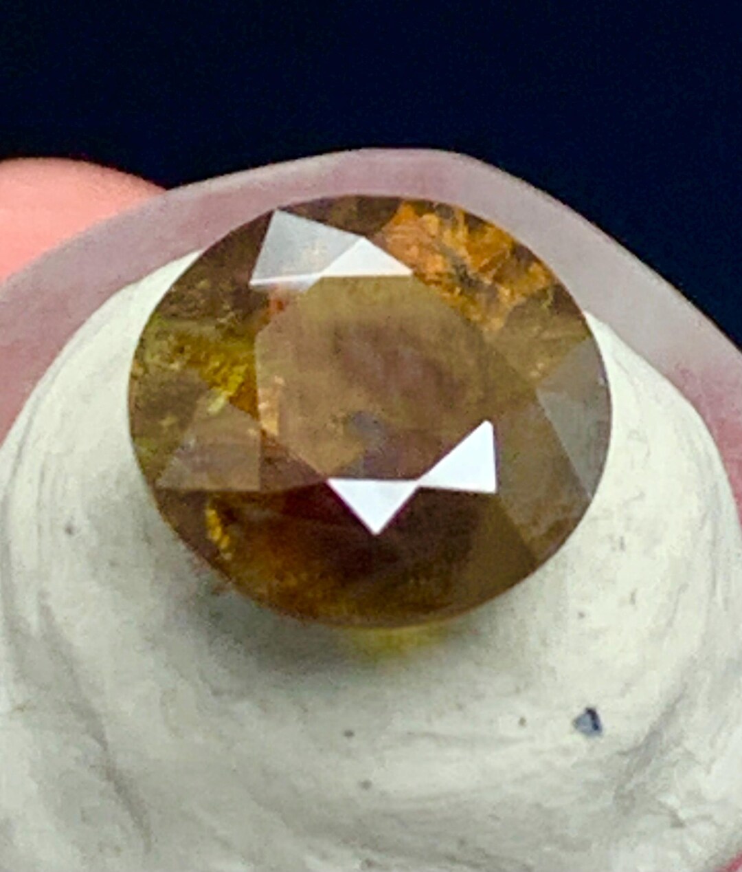 Sphene Faceted Stone With Fire From Pakistan - Etsy
