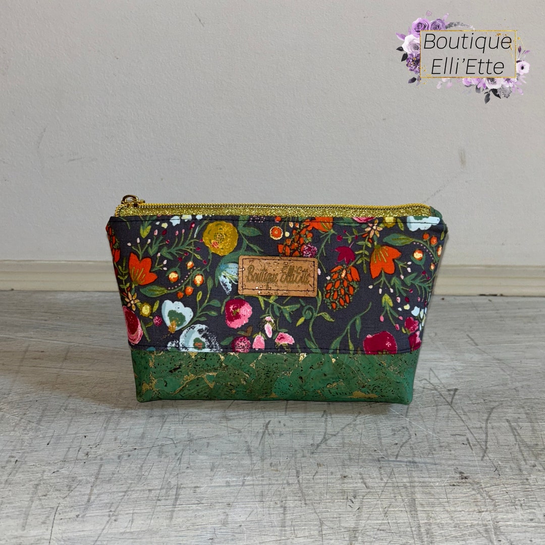 Essential Zip Pouch, Ladies Pouch, Wristlet, Floral Bag, Ready to Ship ...
