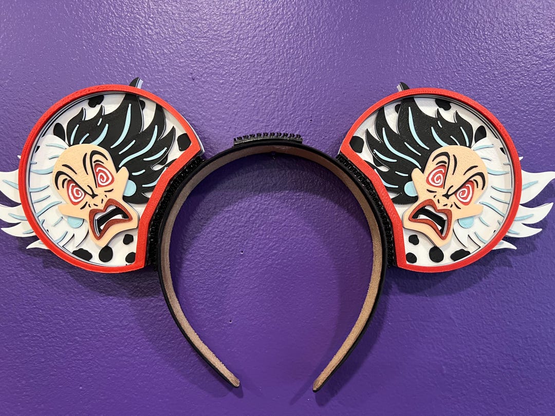 Crazy Cruella Disney Ears - Etsy