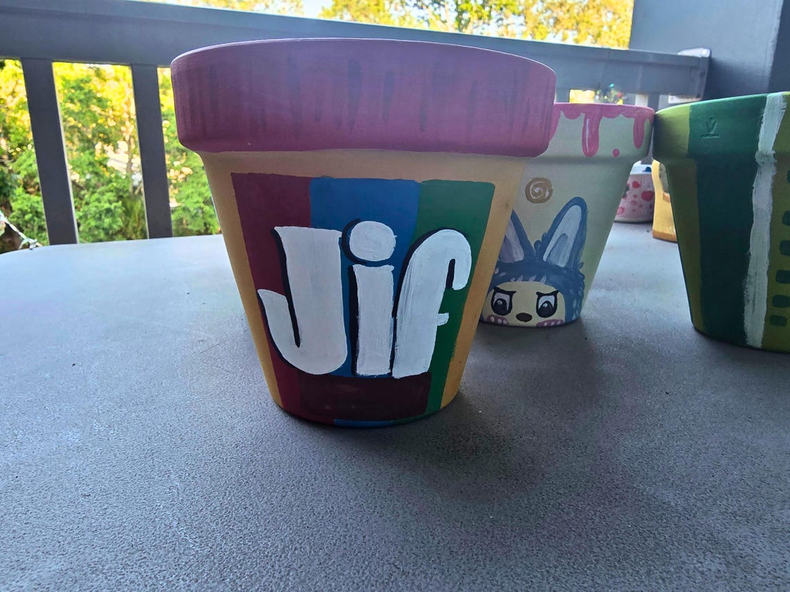 Custom Painted Planter Pots - Etsy