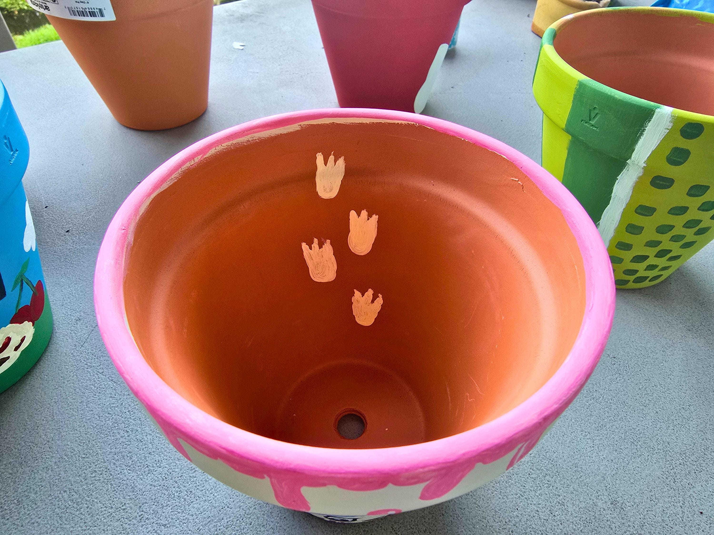 Custom Painted Planter Pots - Etsy