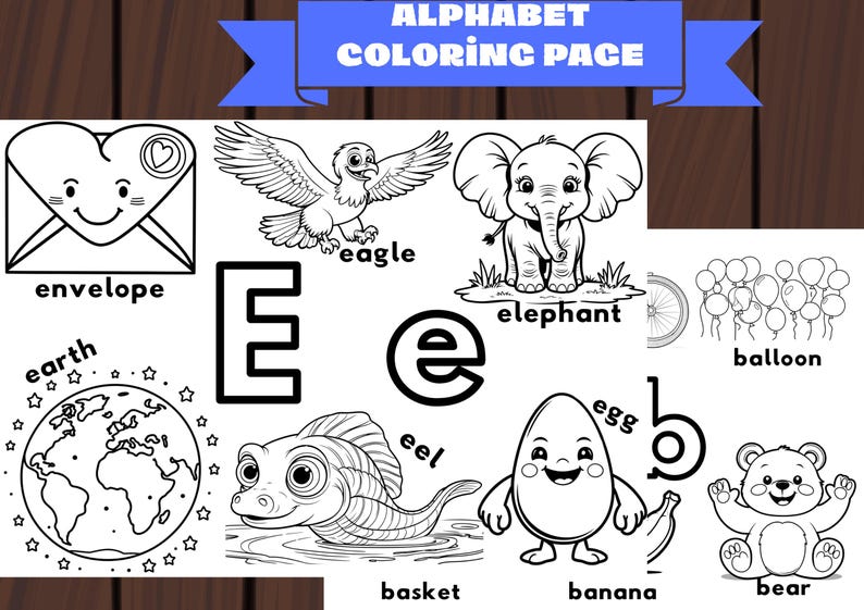 Alphabet Coloring Pages for Kids | A-Z Printable Letters | Fun ...