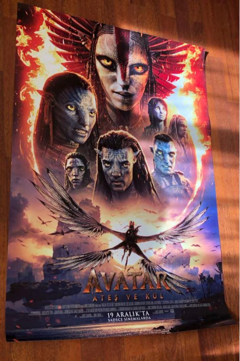 Avatar Fire and Ash 2025 Original Movie Poster 27" X 40" - Etsy Canada