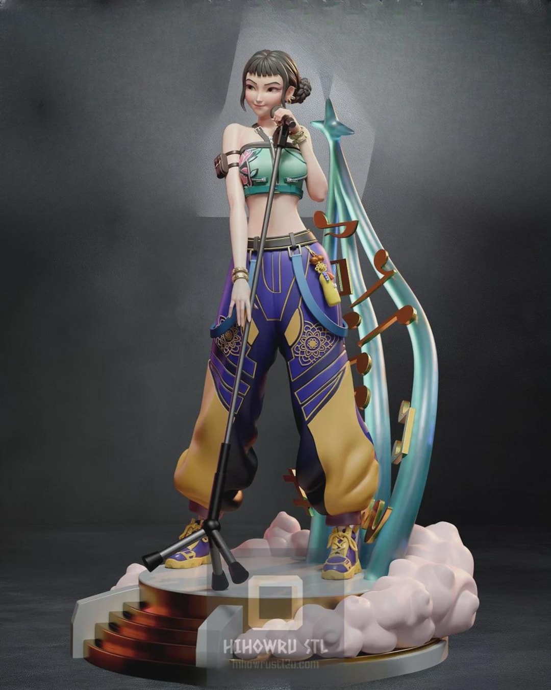 Zoey - Kpop Demon Hunters 25 Cm Figure/statue, Sla/pla Resin 3D Printed ...