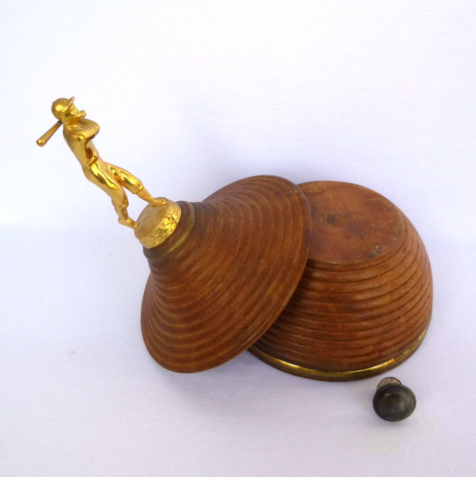 Vintage BASEBALL TROPHY BOWL/ Upcycled Trophy - Etsy