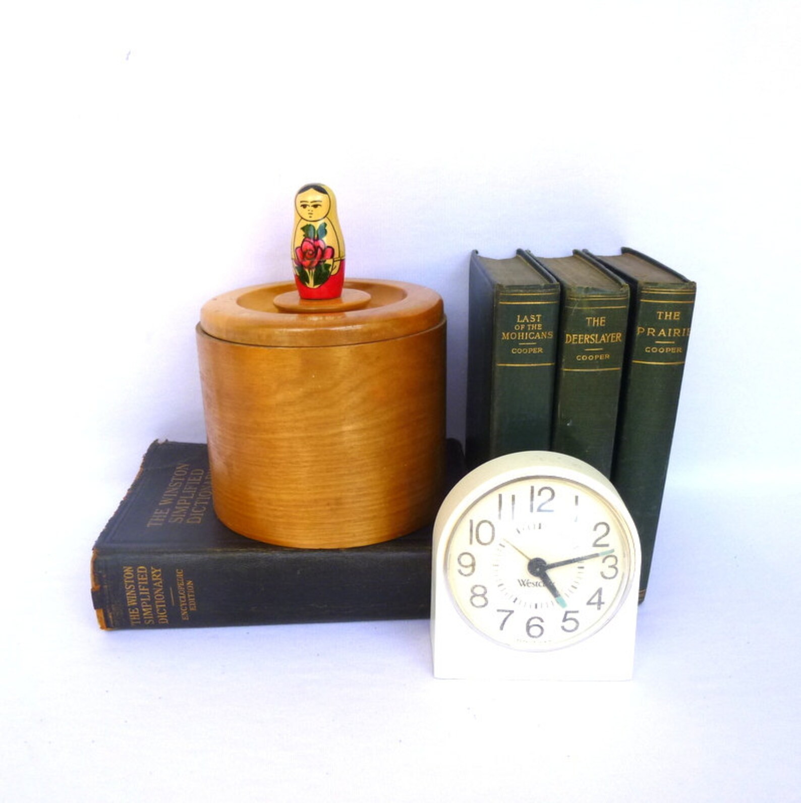 Vintage MATRYOSHKA Doll WOOD CONTAINER - Etsy