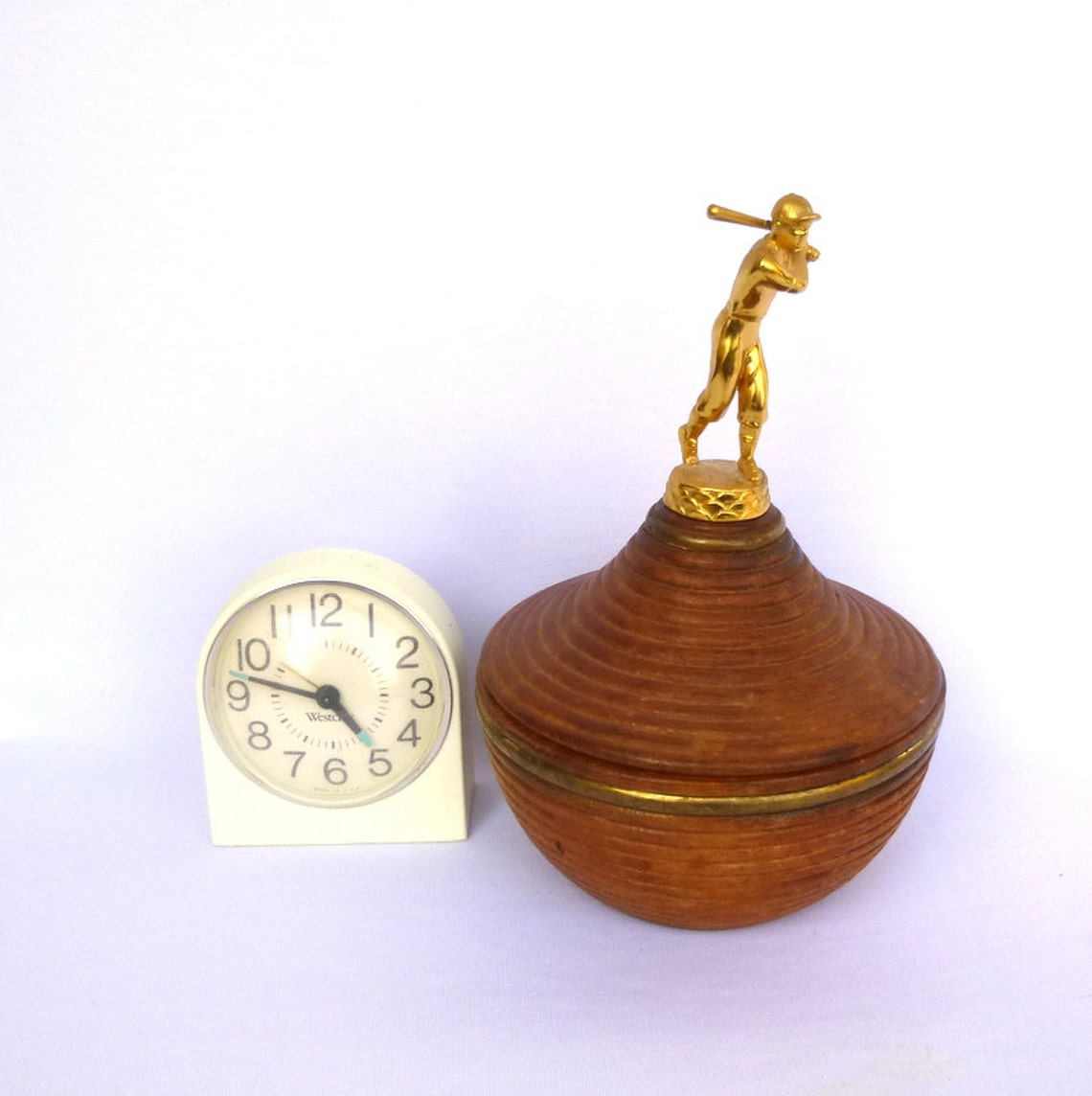 Vintage BASEBALL TROPHY BOWL/ Upcycled Trophy - Etsy