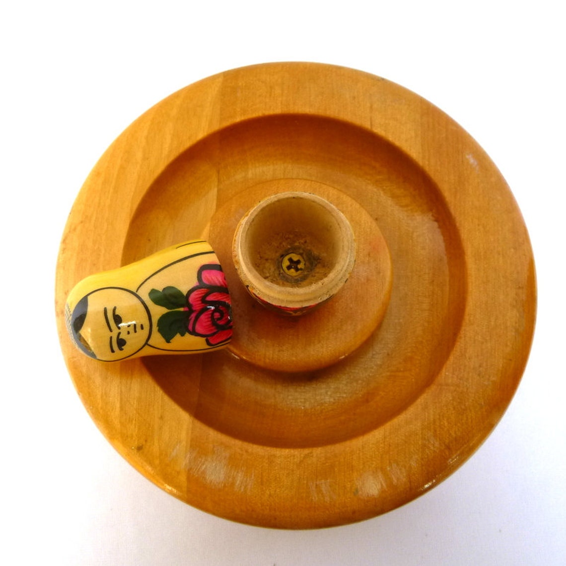 Vintage MATRYOSHKA Doll WOOD CONTAINER - Etsy