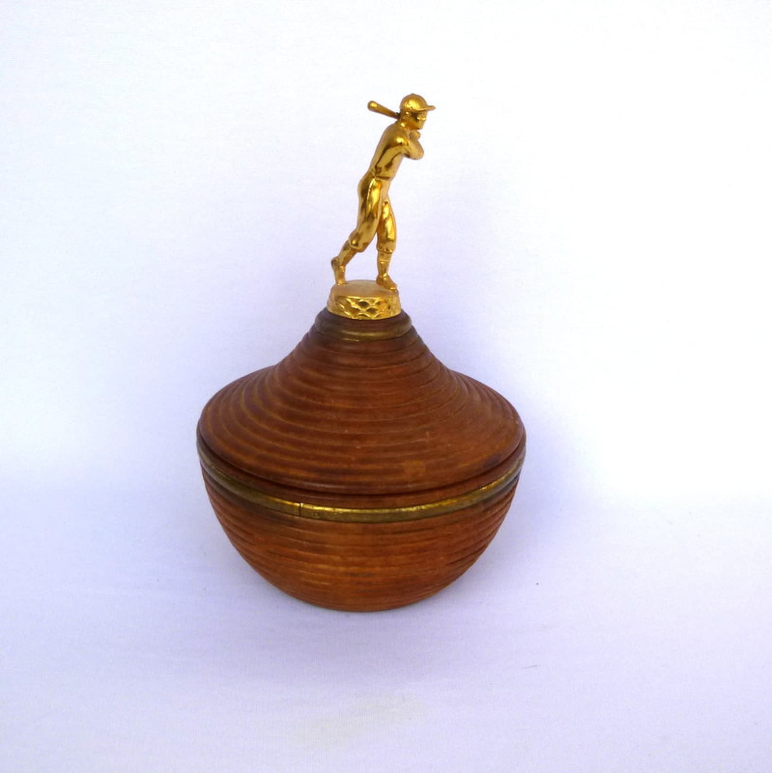 Vintage BASEBALL TROPHY BOWL/ Upcycled Trophy - Etsy