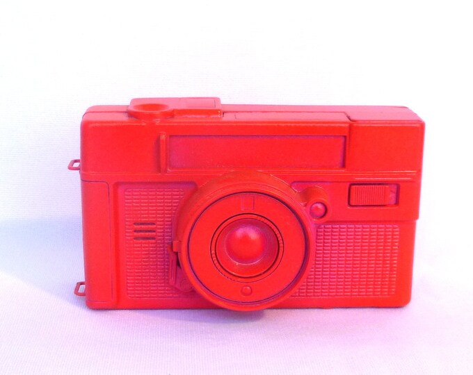 UPCYCLED NEON Vintage CAMERA/ Neon Pink Display Camera - Etsy