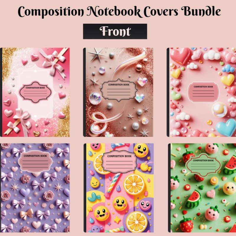 Aesthetic Pink Notebook - Etsy