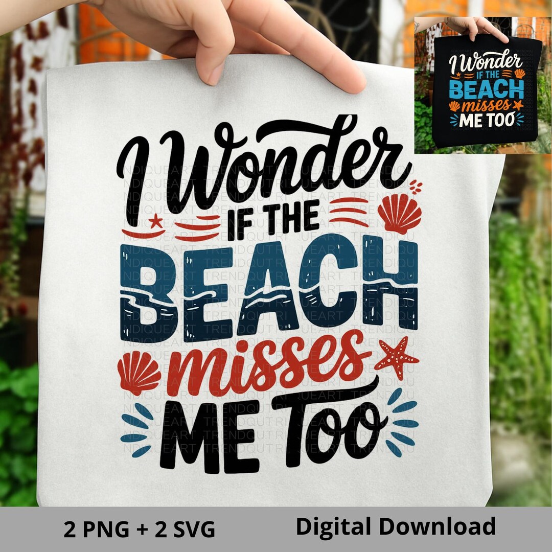Beach Misses Me Too PNG, Retro Summer Vacation (digital Download) - Etsy