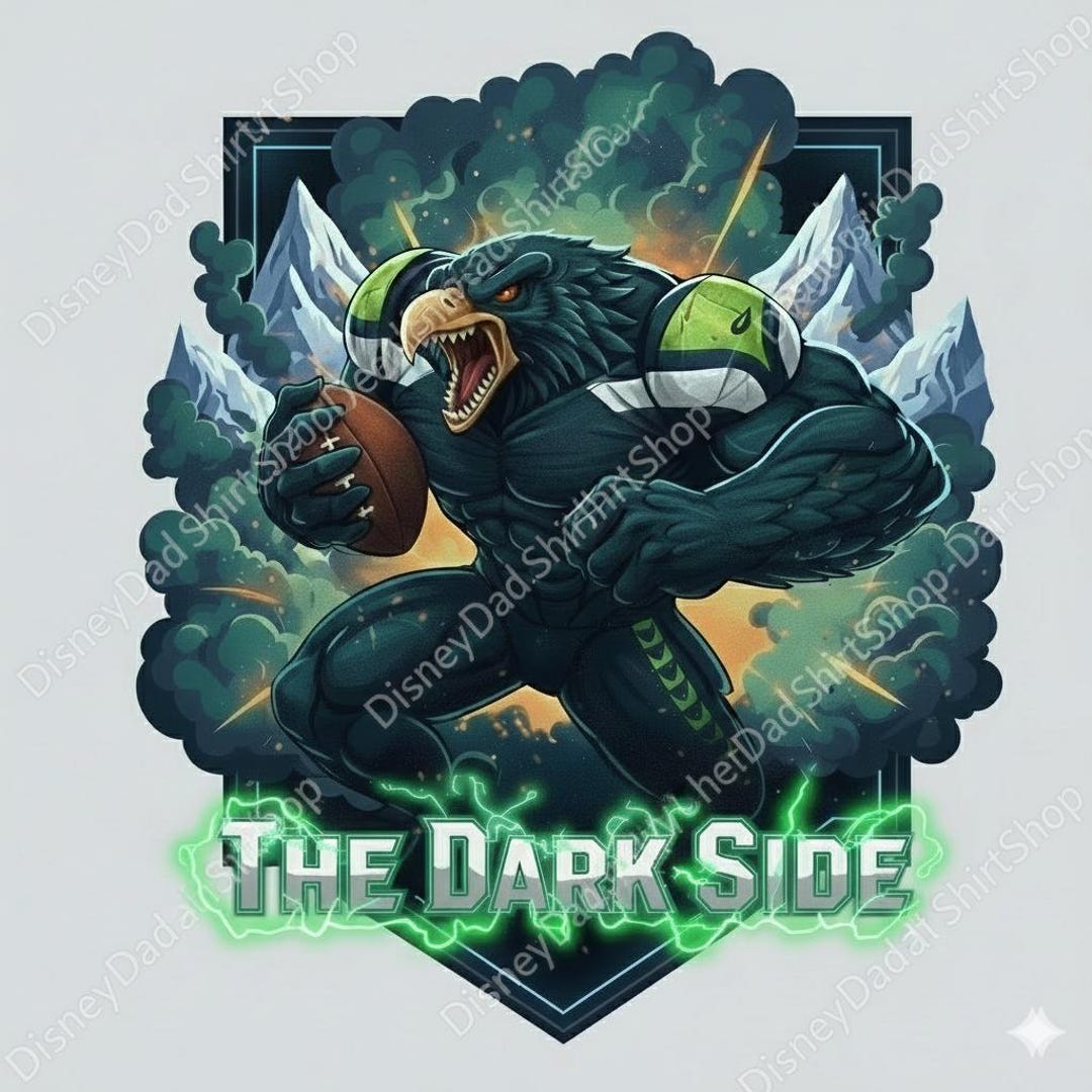 Seahawks, 'the Dark Side' - Seattle Football PNG #2 - Etsy