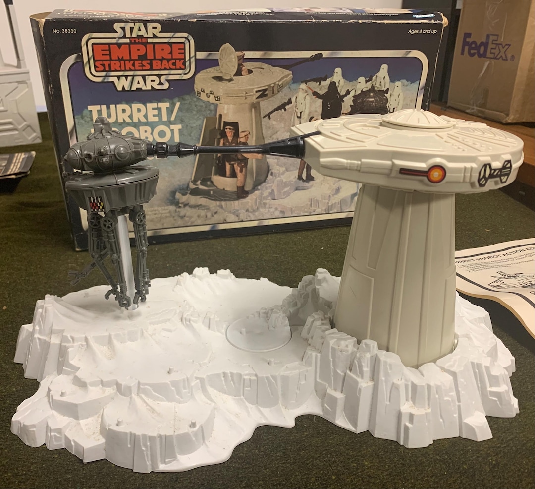 Vintage Kenner Star Wars Playset Hoth Turret Defense With Probe Droid ...