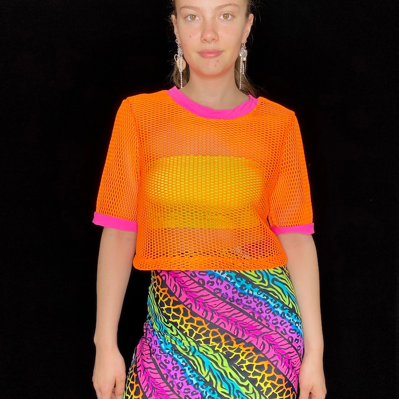 Neon Pink Tank Top - Etsy