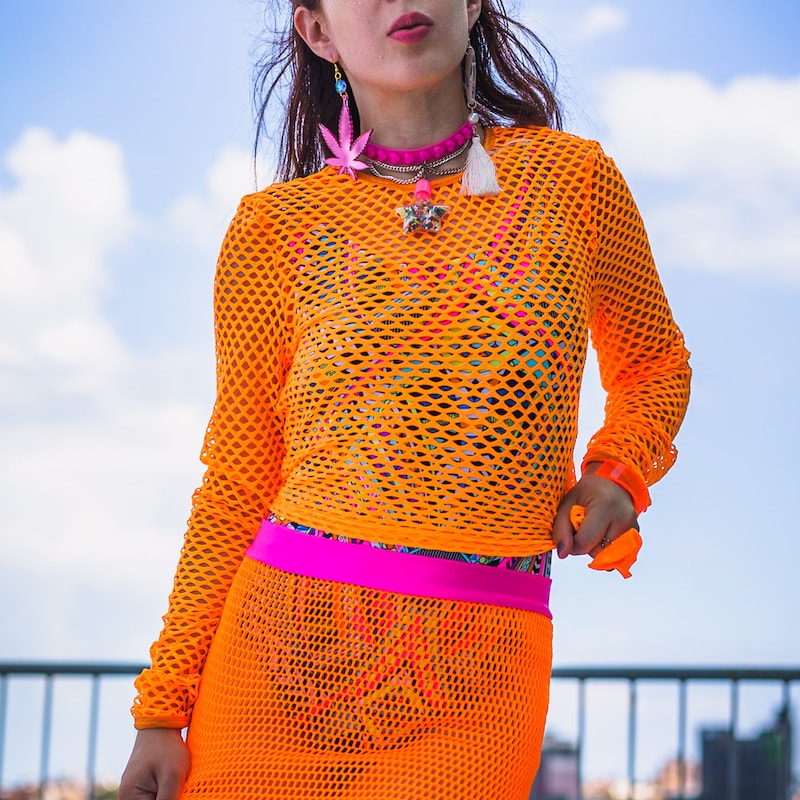 Fishnet Top - Etsy