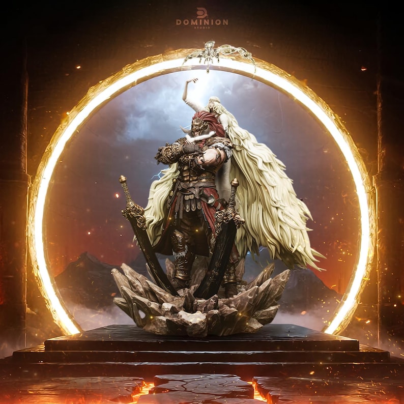 Radagon STL 3D Print File | Elden Ring Fanart Duo Statue | Marika ...