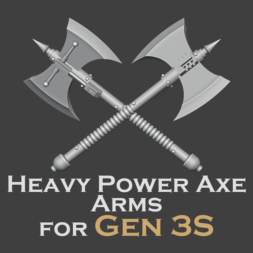 Gen 3 - Heavy Power Axe Arms - Etsy