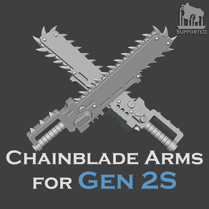 Warhammer40k Chainsword - Etsy