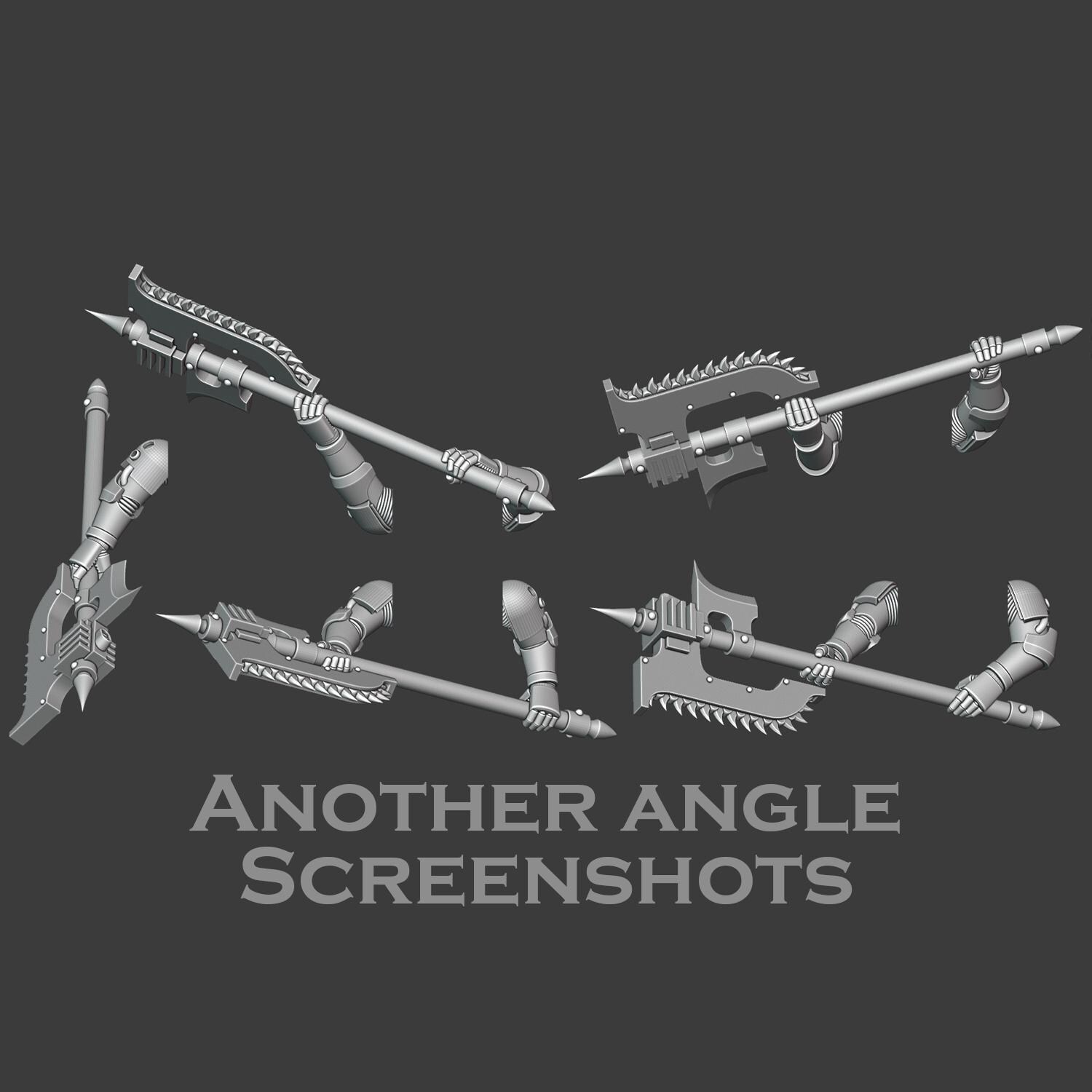 Gen 6 - Skin-flayer Chain-axe Arms - Etsy