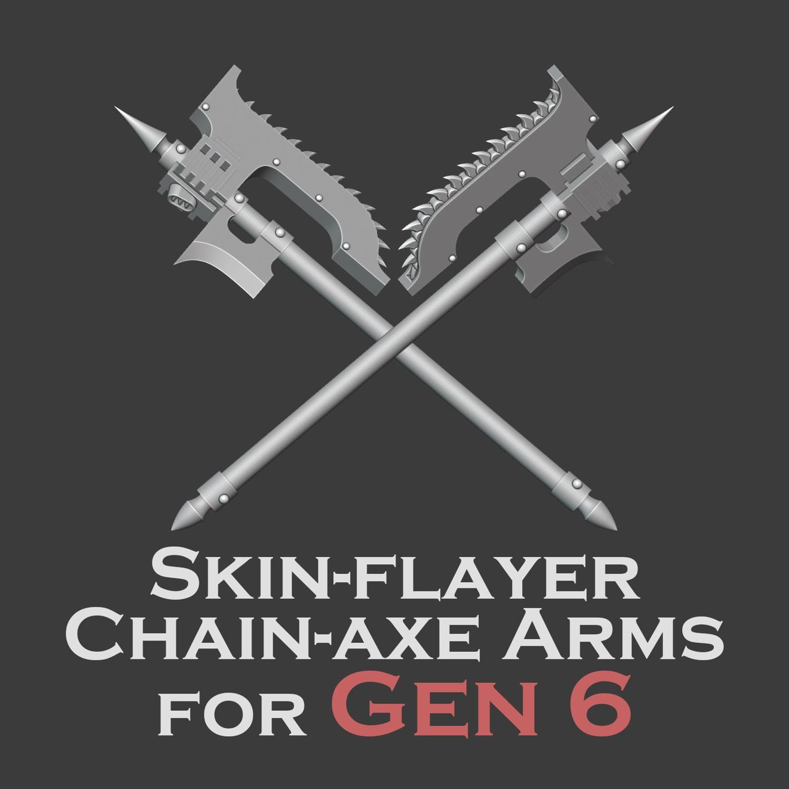 Gen 6 - Skin-flayer Chain-axe Arms - Etsy