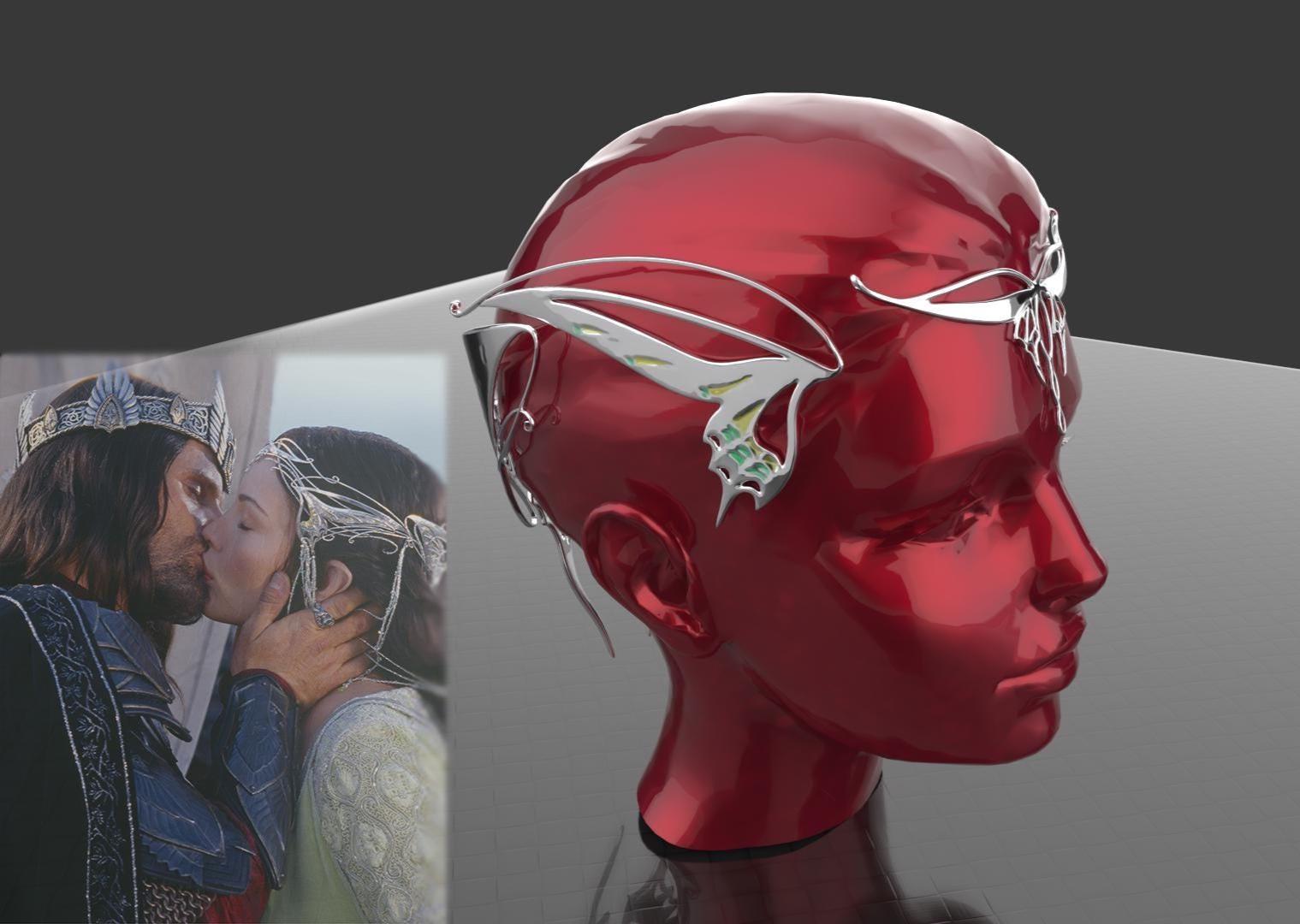 Arwen Crown Headpiece 3D Printable Model - Etsy